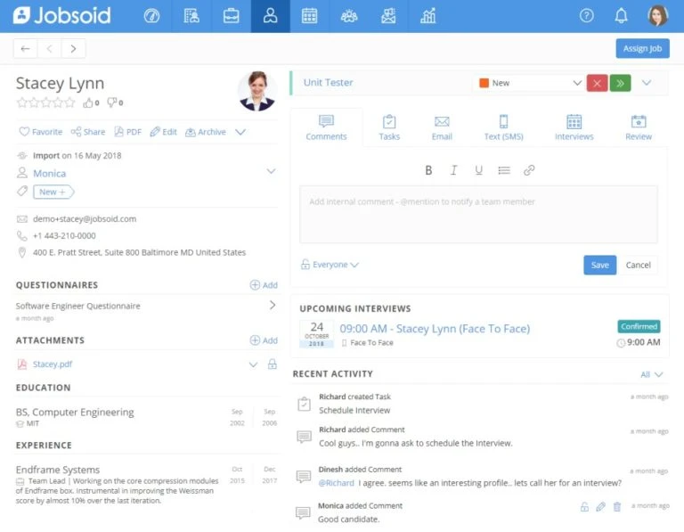 Free & Open Source Applicant Tracking System Software (ATS) in India