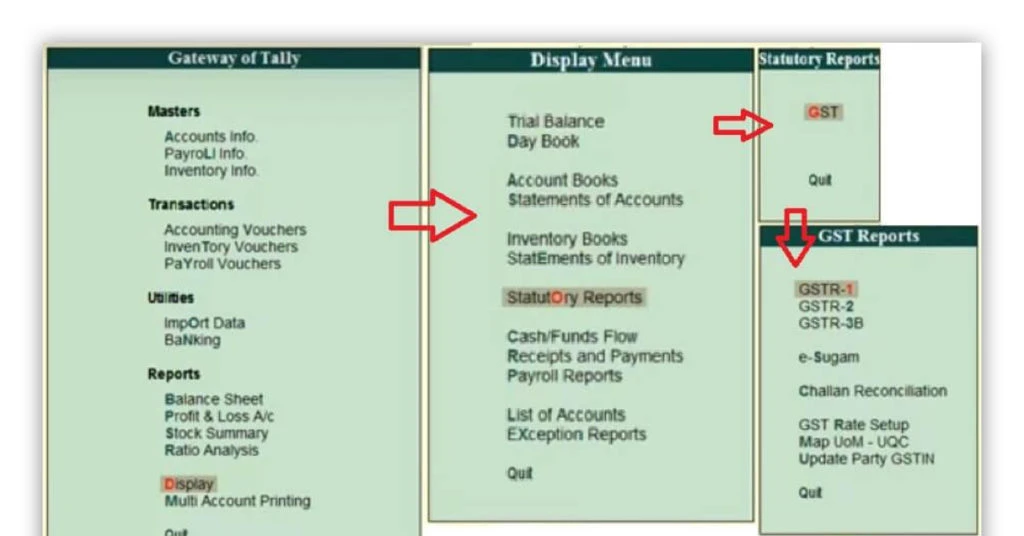 How to File GSTR 1 Using Tally.ERP 9 - A Step By Step Guide