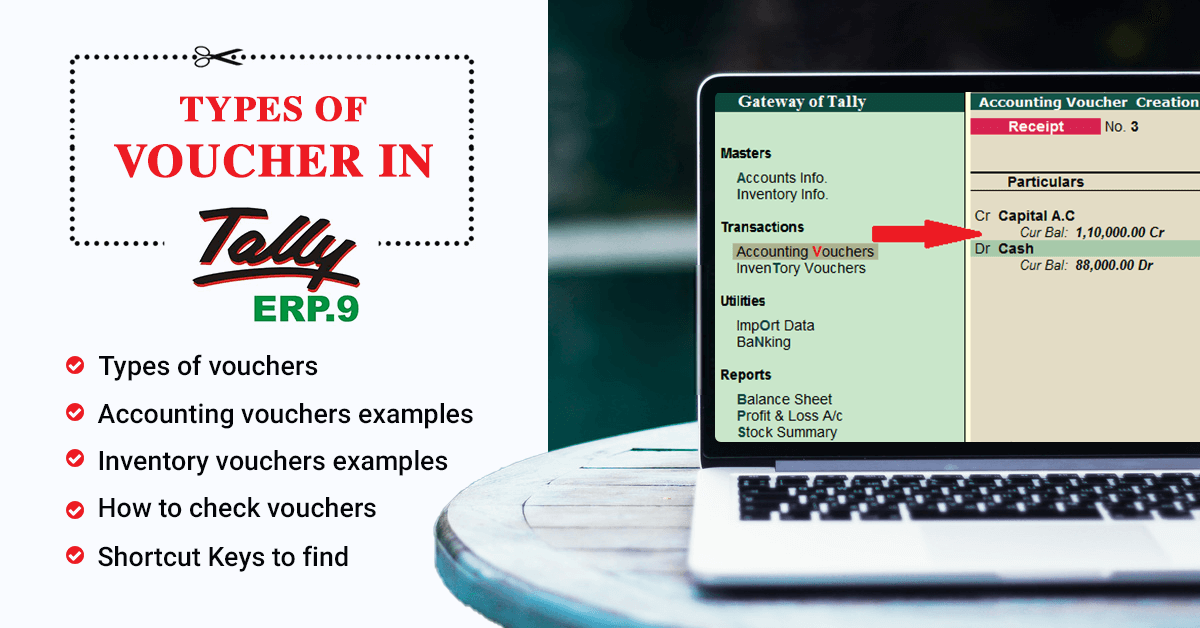 Types Of Voucher In Tally ERP 9 To Manage Transactions Tally Entries