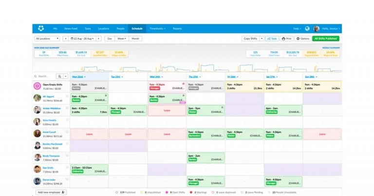 16 Best Shift Roster Tools & Staff Scheduling Software