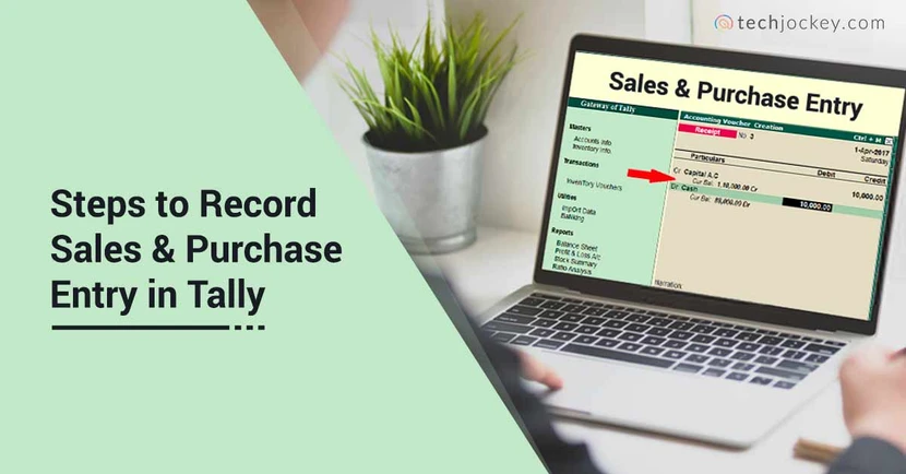 How to Record Sales & Purchase Entry in Tally with GST