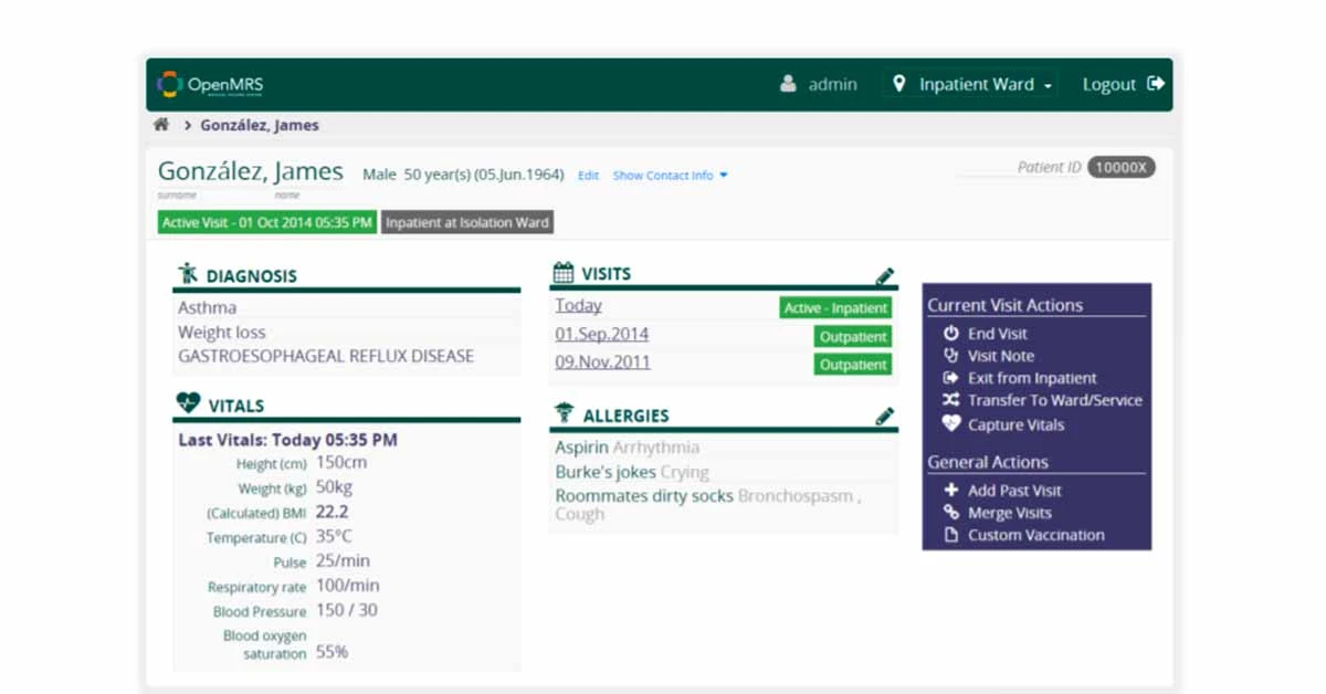 14 Best Open-Source & Free Hospital Management Software in 2025