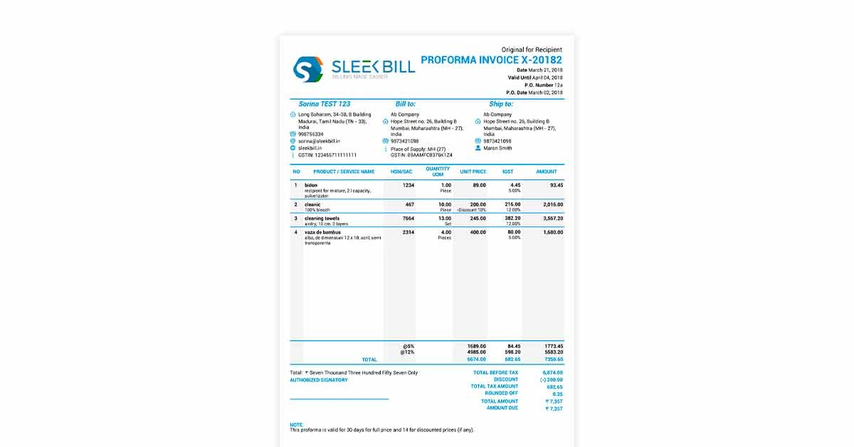 What is Proforma Invoice and Format: How to Create Proforma Invoice