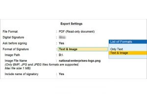 How to Add Digital Signature in Tally Prime