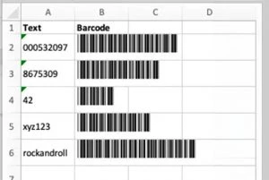 How to Create a Barcode in Excel: Formulas with Easy Steps
