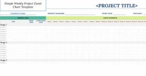 16 Free Gantt Chart Template in Excel, PowerPoint & Google Sheet