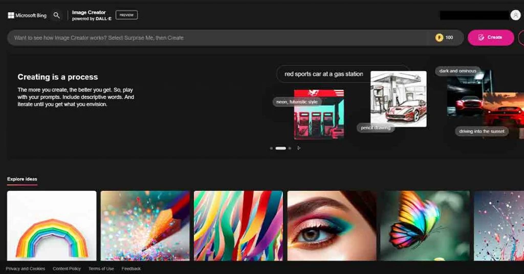 How to Use Microsoft Bing Image Creator AI Online