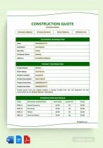 How to Make Quotation for Construction Work