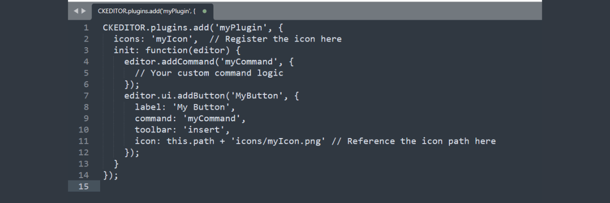 How to add icons to ck editor in note?