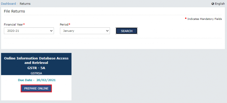 What is GSTR-5A and How to File it Online?