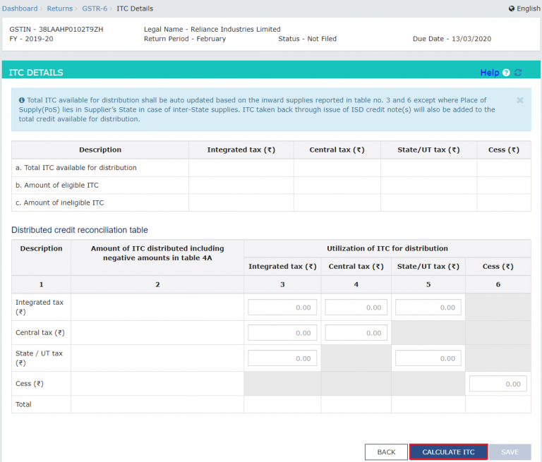 How to File GSTR-6 Online - Due Date, Format & Filing Process