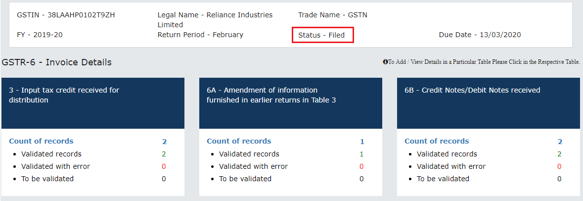 How to File GSTR-6 Online - Due Date, Format & Filing Process