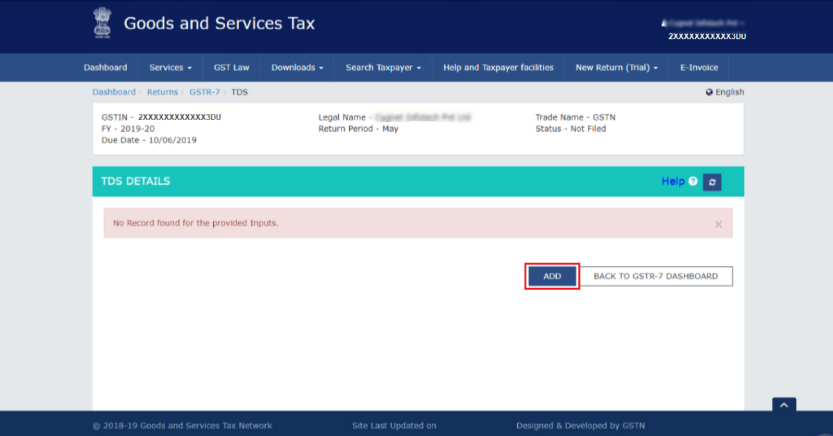 What is GSTR-7 and How to File It on GST Portal?