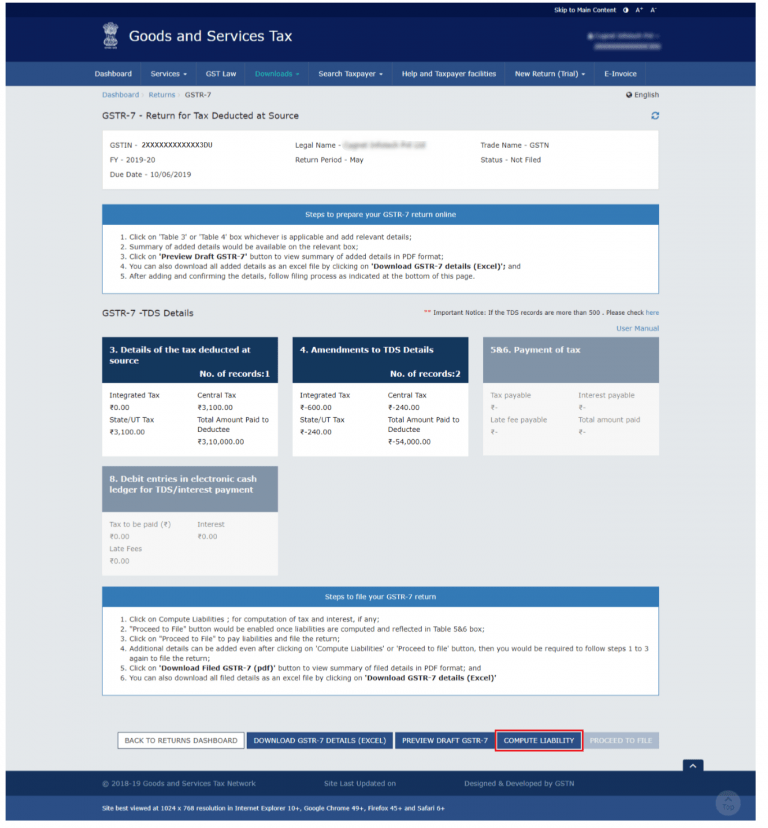 What is GSTR-7 and How to File It on GST Portal?