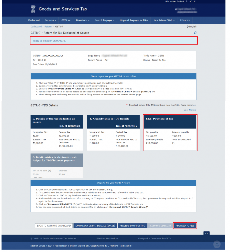 What is GSTR-7 and How to File It on GST Portal?