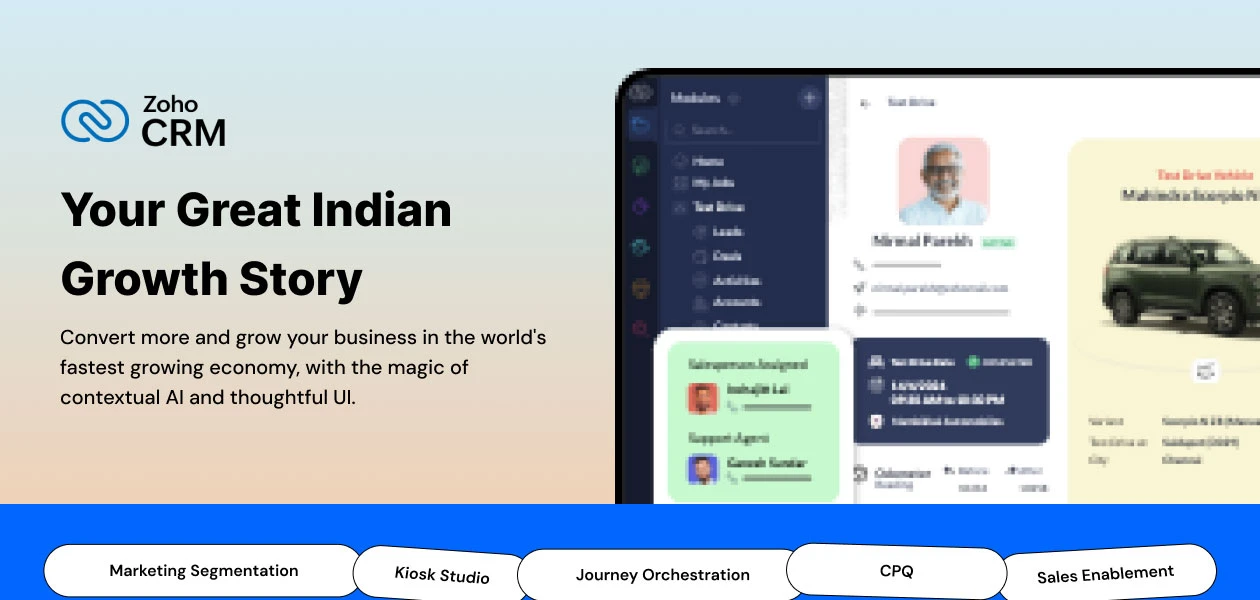 Zoho CRM Pricing & Reviews 2025 | Techjockey.com