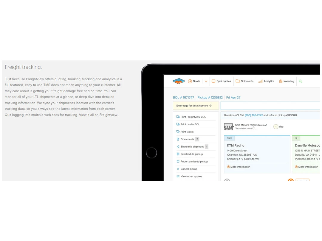 Compare Freightview VS Focus WMS | Techjockey.com