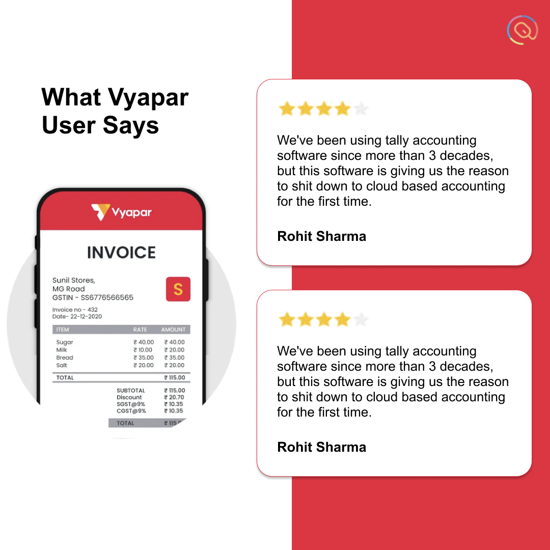 Compare myBillBook VS Vyapar Billing Software | Techjockey.com