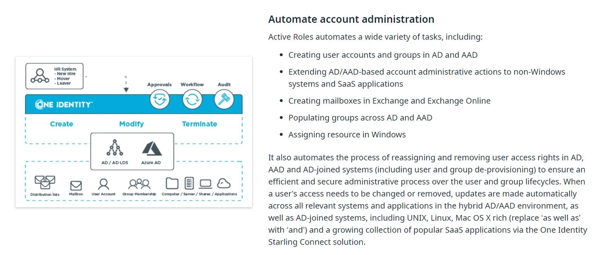 Compare One Identity Active Roles VS System Frontier | Techjockey.com